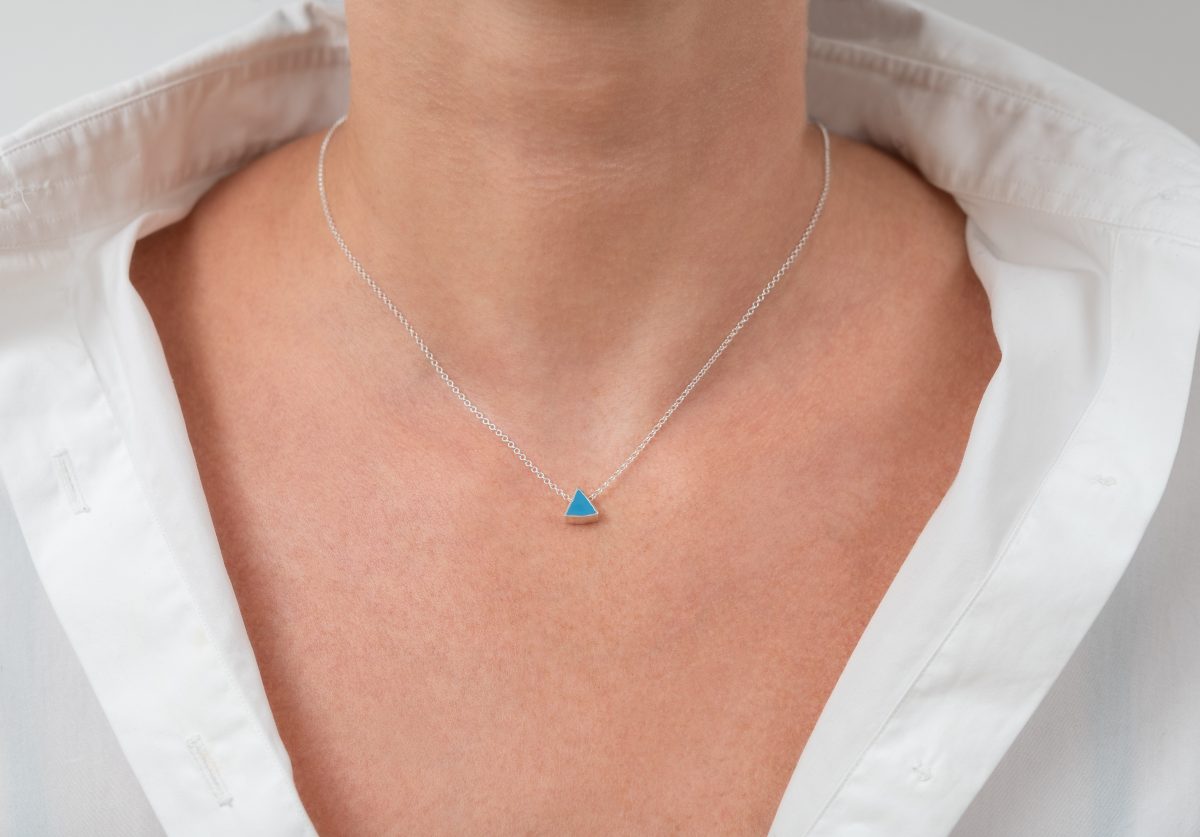 Pendant with Enamel - CHRONOS