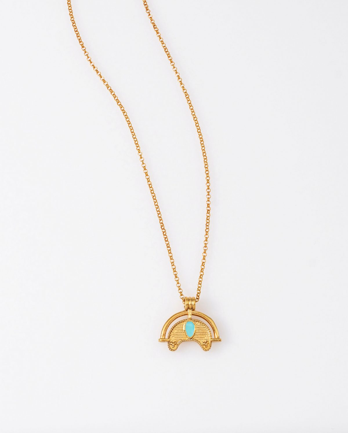 Pendant with Enamel - CHRONOS